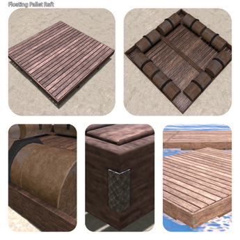 Second Life Marketplace - [satus Inc] Floating Pallet Raft